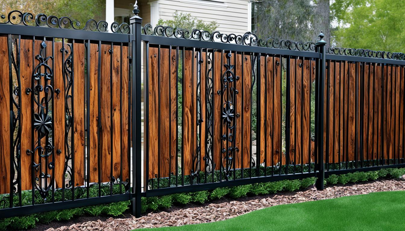 How to Add Wood to Wrought Iron Fence - Easy DIY Guide