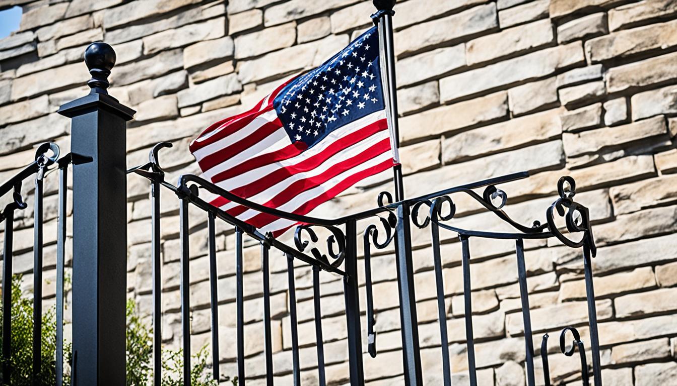 Attach Flag Pole to Wrought Iron Railing: How-To – Wrought Iron ...